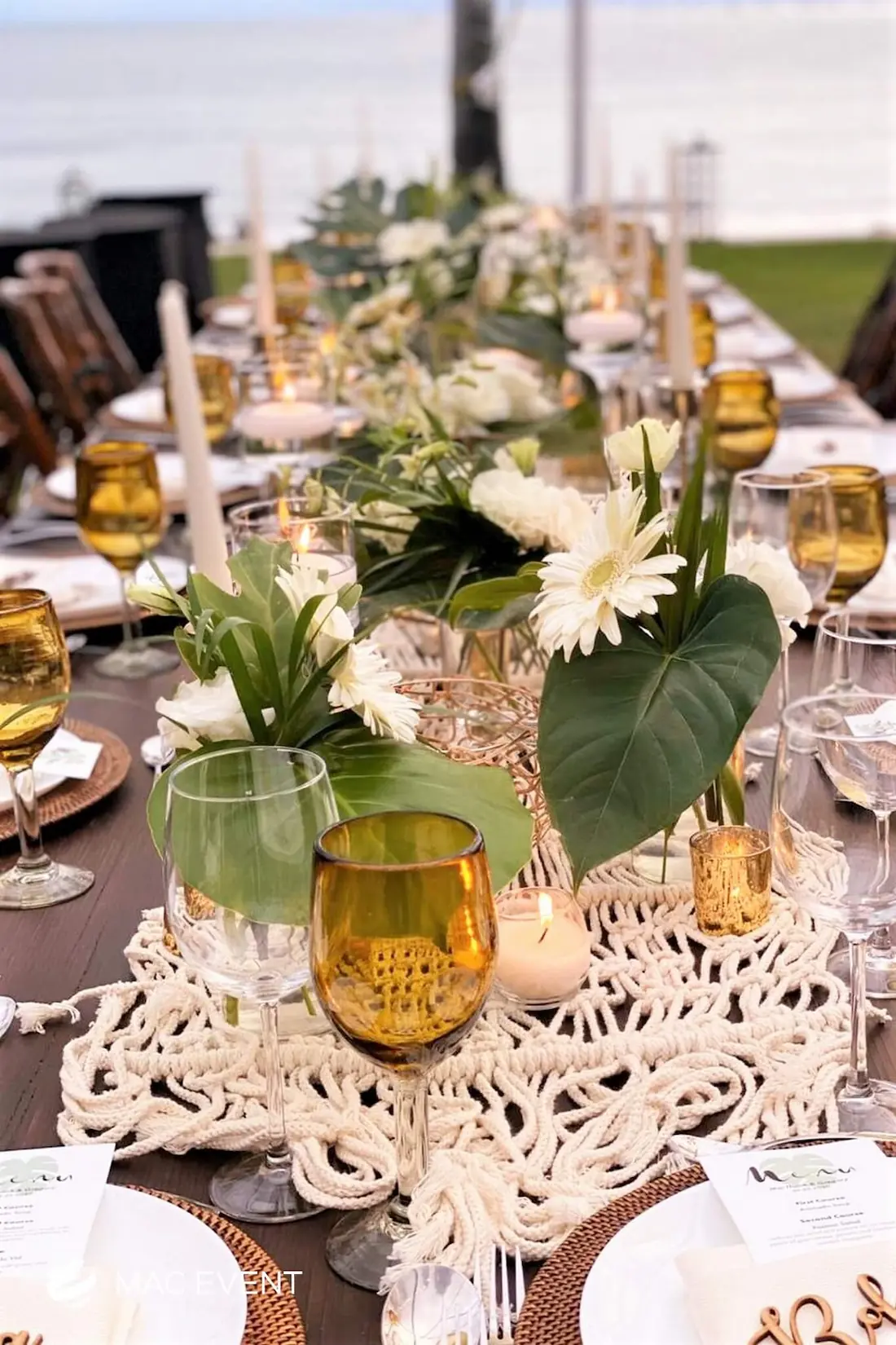 Long Table Centerpiece in Todos Santos: Weddings, Parties, Corporate Events